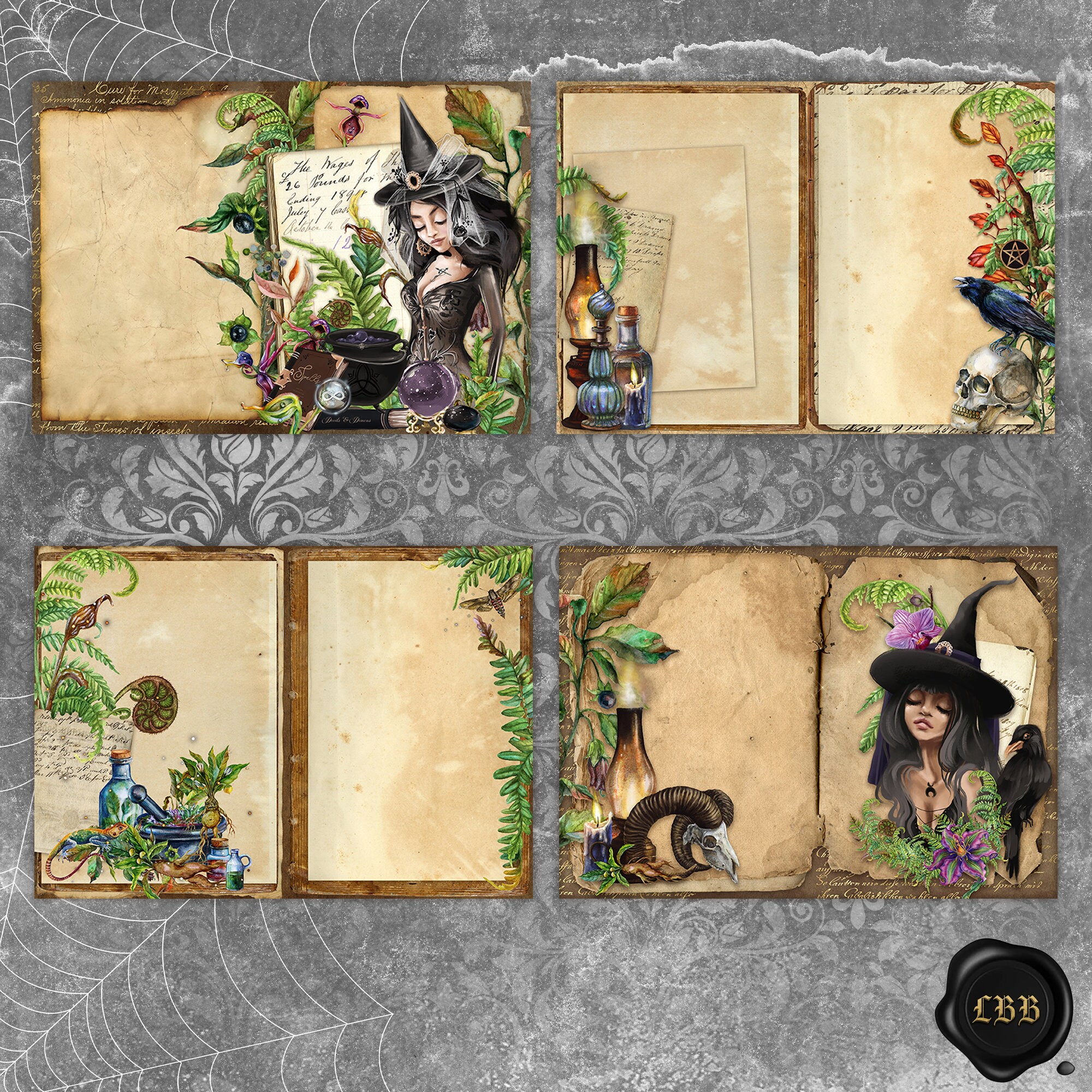 The Witch's Garden Journal. Printable Witchy Journal Pages - Etsy UK