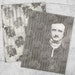 Nevermore, Edgar Allan Poe Themed Journaling & Scrapbooking Kit, Cards, Coffin Book, Envelope ...