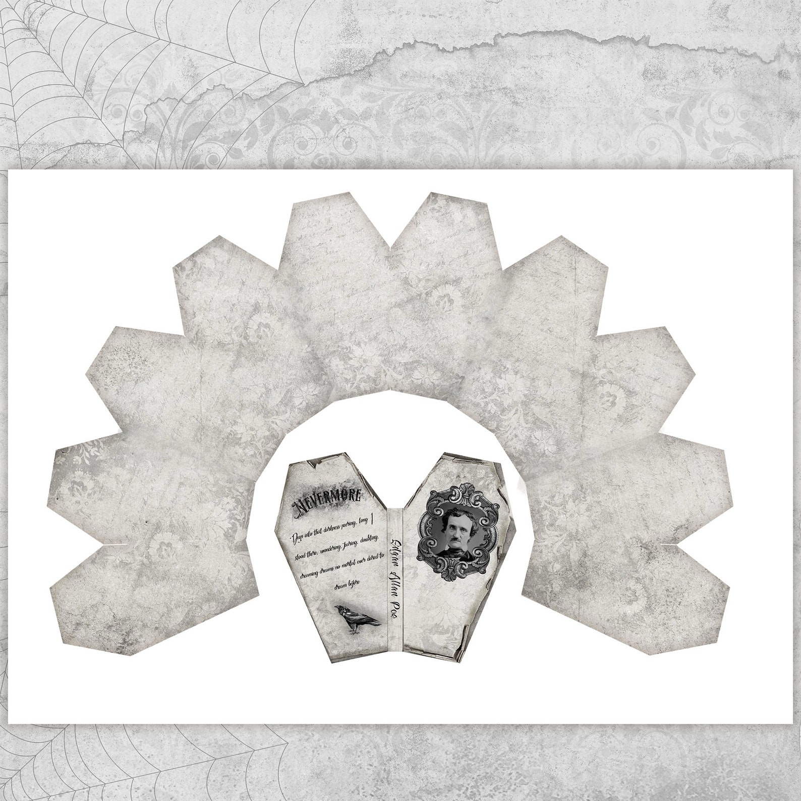 Nevermore Edgar Allan Poe Themed Journaling & Scrapbooking - Etsy