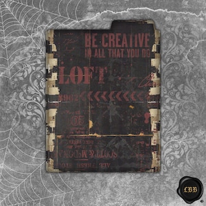 Gothic Grunge File Folders, File Folders for Your Junk Journals ...
