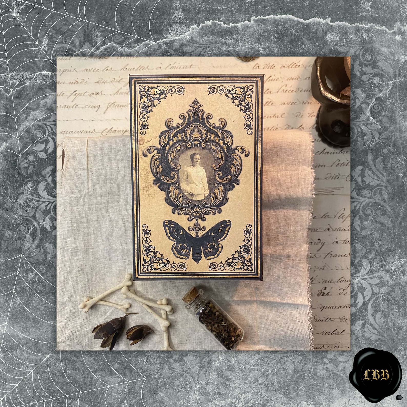 Ephemera Storage Box Gothic Box Printable Box Victorian - Etsy