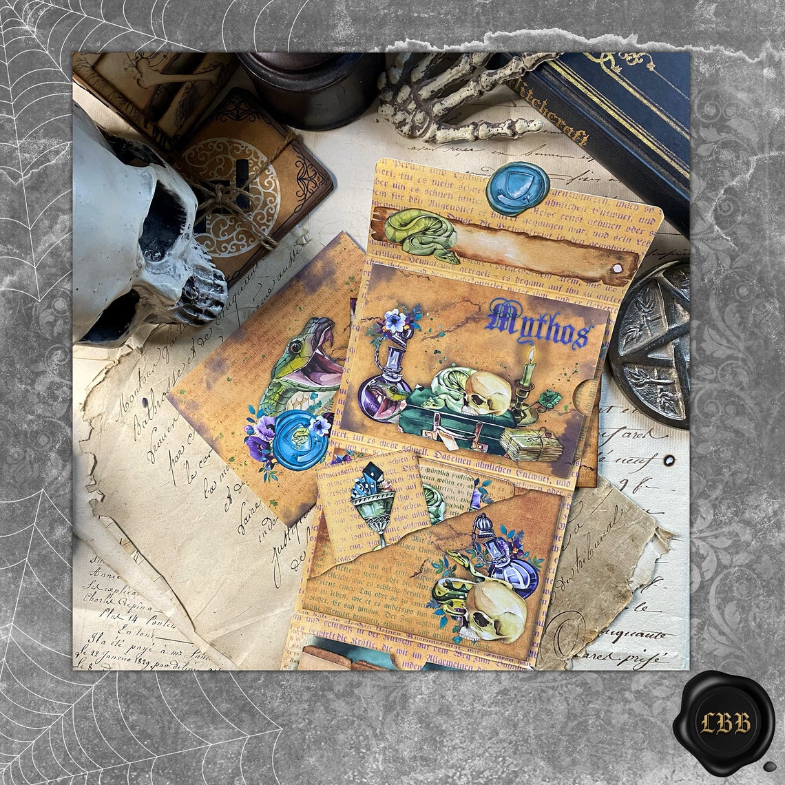 Mythos Pocket Booklet for Junk Journals - Etsy