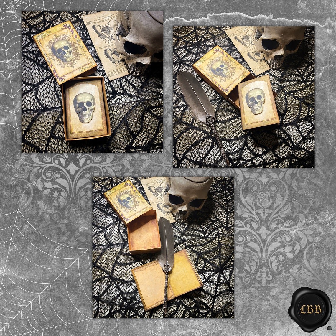 Halloween Matchbox Journal, Mini Journal, Mini Halloween Journal ...