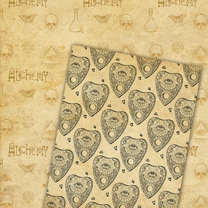 8.5x11,alchemymagic Seamless Pattern,printable Paper Pack,decorative ...