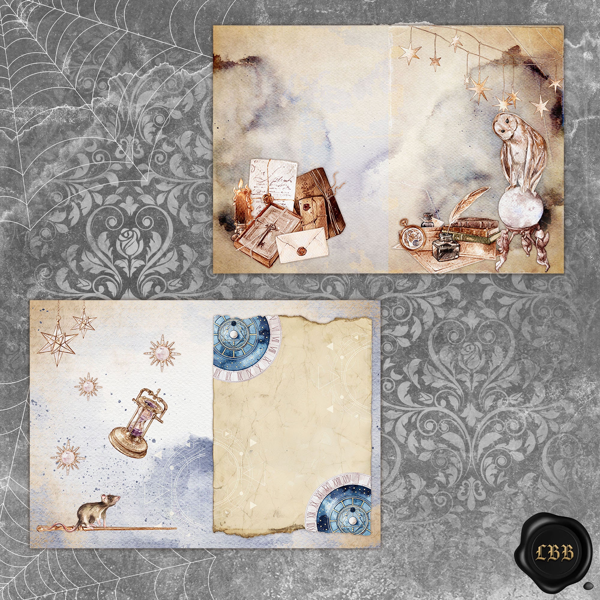 Mystica Magica Journal Pages, Gothic, Witchcraft, Occult, Mystical ...