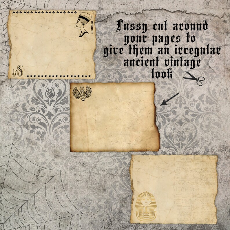 Ancient Egyptjournal Pages Journal Cards Journaling Pages | Etsy