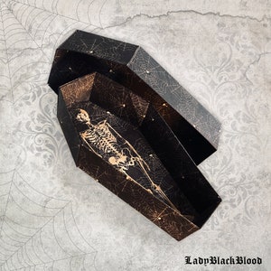 Coffin Box and Coffin Books, Gothic, Occult,oddity,printable Coffin Box ...
