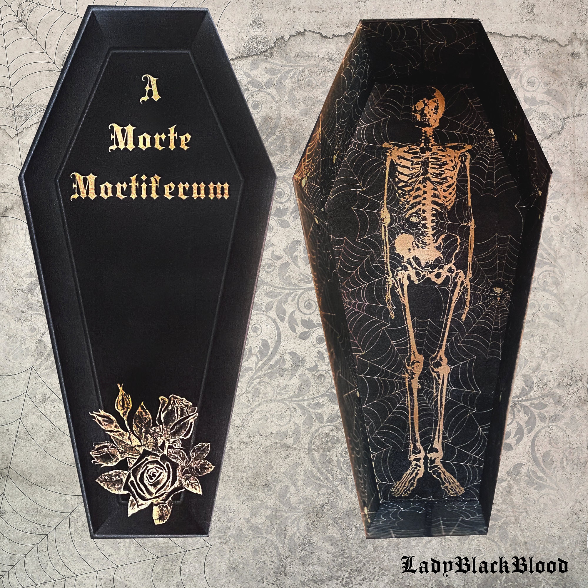 Coffin Box and Coffin Books Gothic Occultoddityprintable - Etsy UK