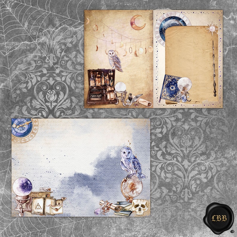 Mystica Magica Journal Pages, Gothic, Witchcraft, Occult, Mystical ...
