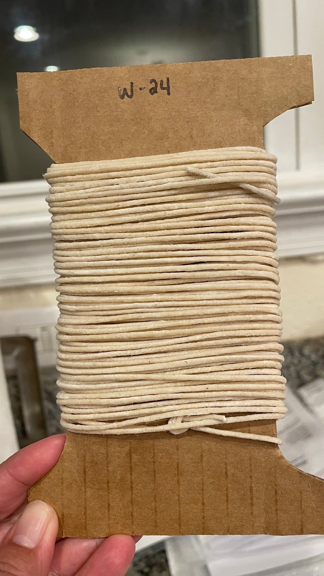 Unbleached Organic Cotton Cored Wick, Uncoated. in Rolls From 10ft ...