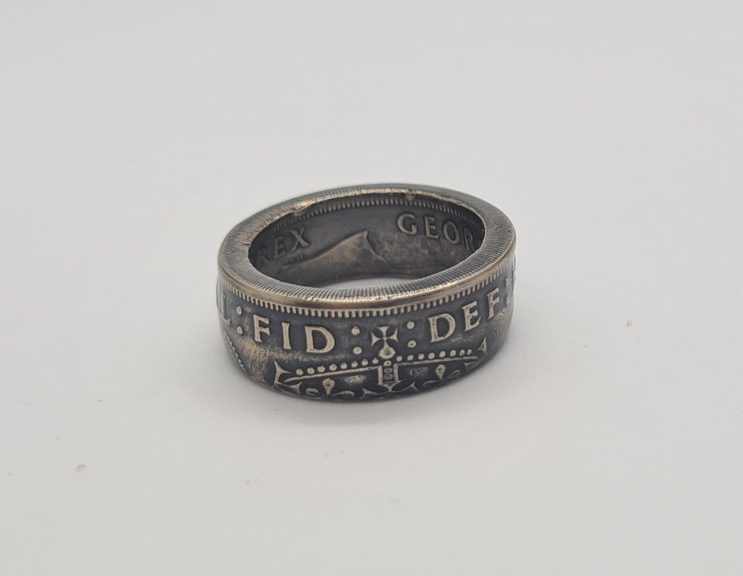 Anneau de monnaie, deux shillings, 1951 Taille S - Etsy France