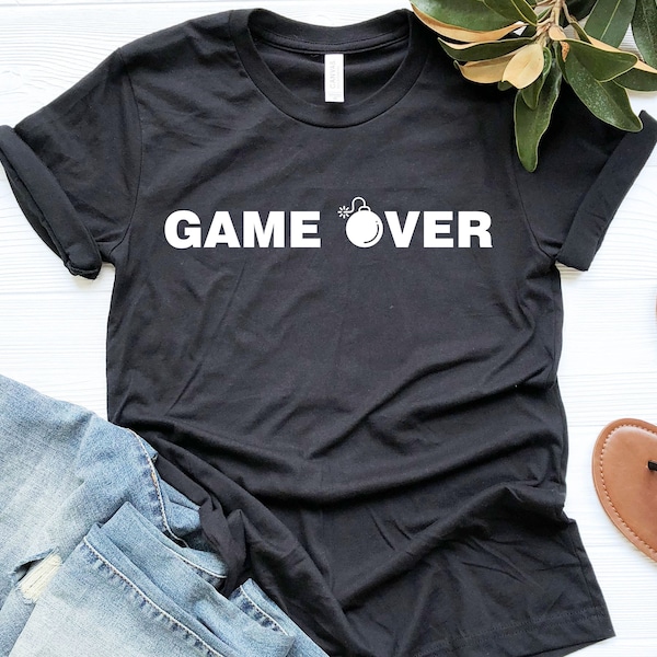 Game Over Shirt - Etsy