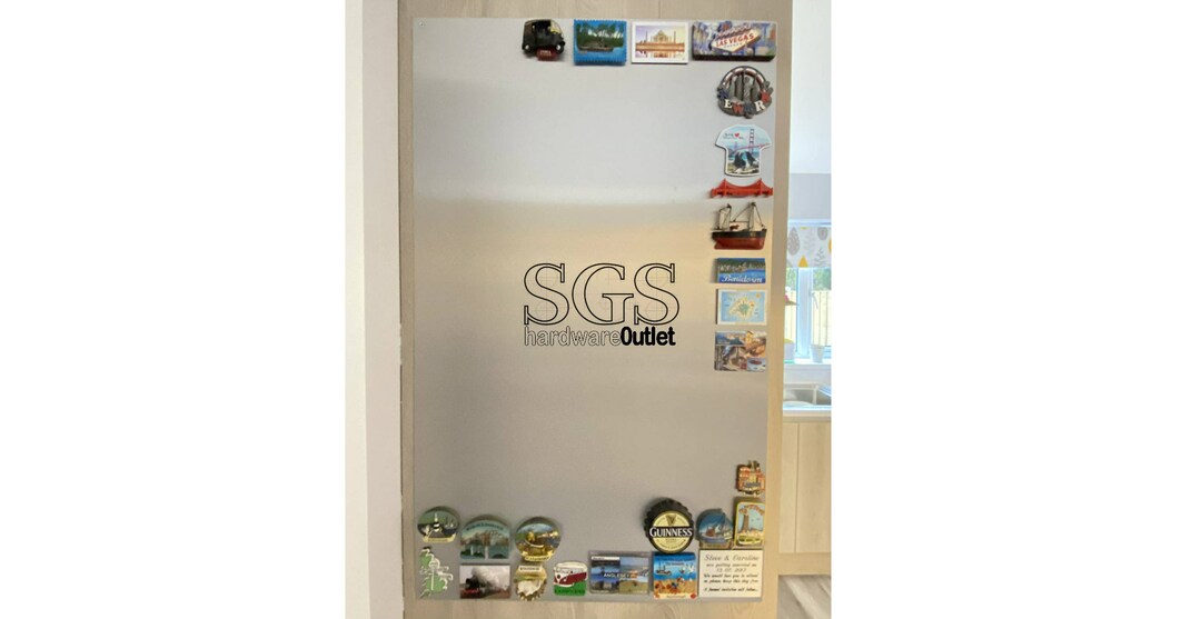 Magnetic Notice Board Memo Board Beautiful Brushed Stainless Steel ...