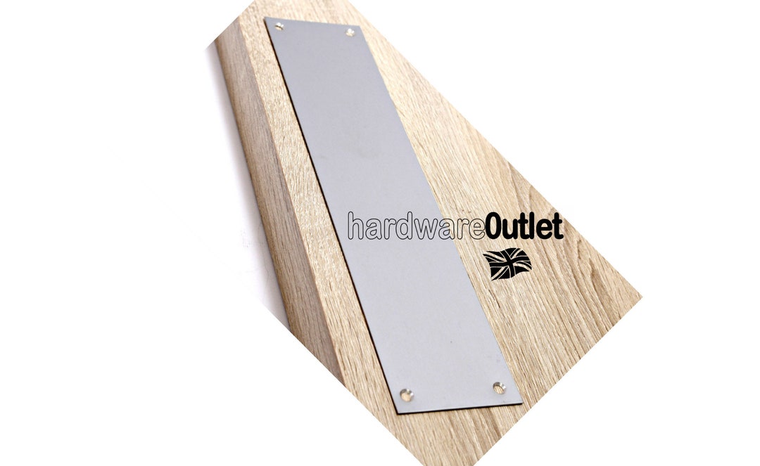 Door Finger Plate Push Plate Brushed Stainless Steel Sss430g Made in ...