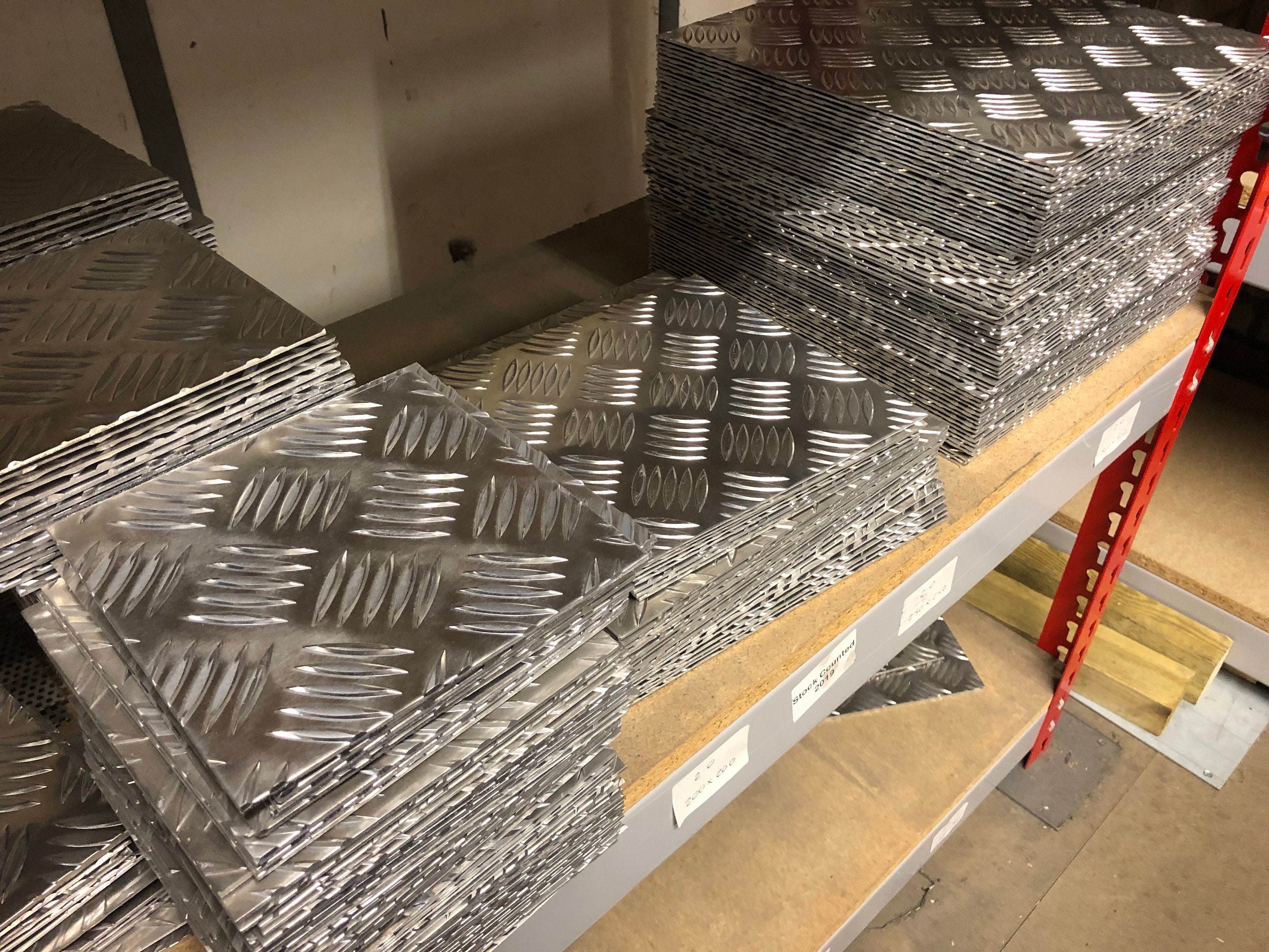 1.5 Kgs Aluminium Chequer Plate 5 Bar Tread Plate Sheet Of - Etsy