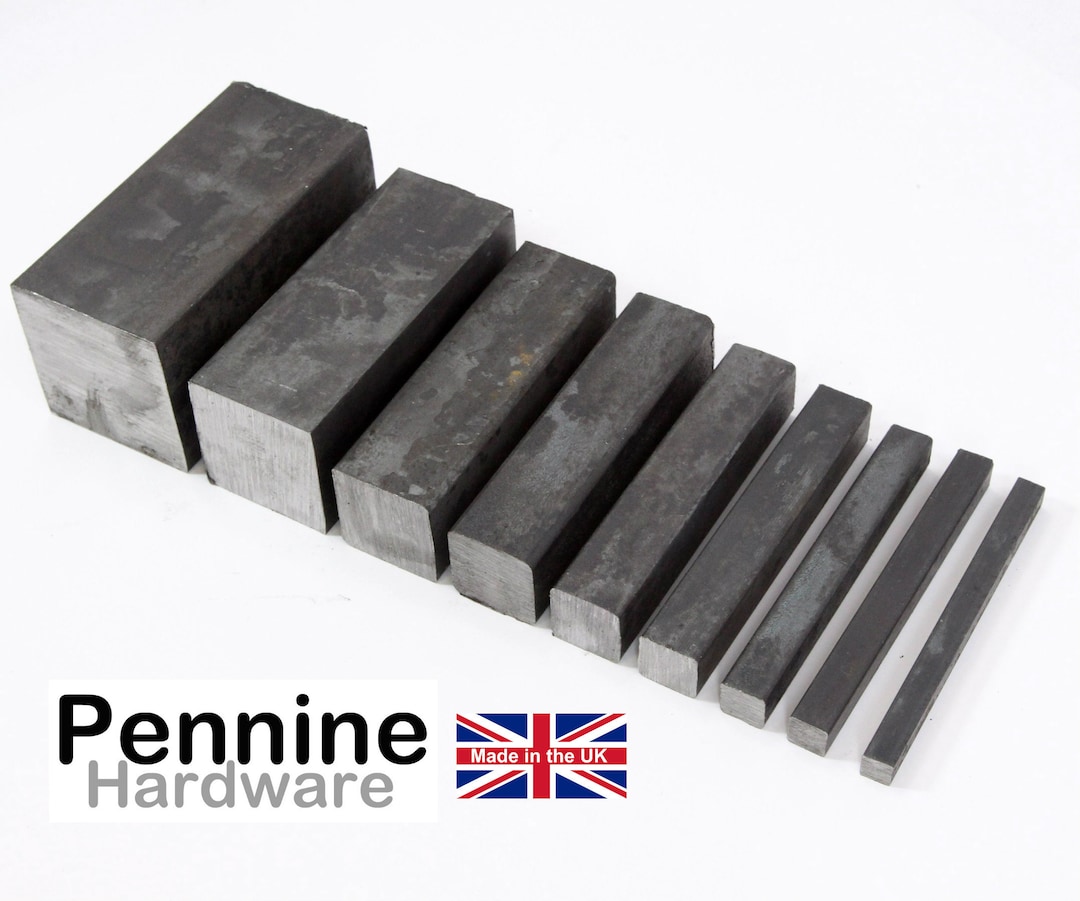 5 Kg's Mild Steel SQUARE BAR off Cuts Bandsaw Cut Metal Mixed Pieces ...