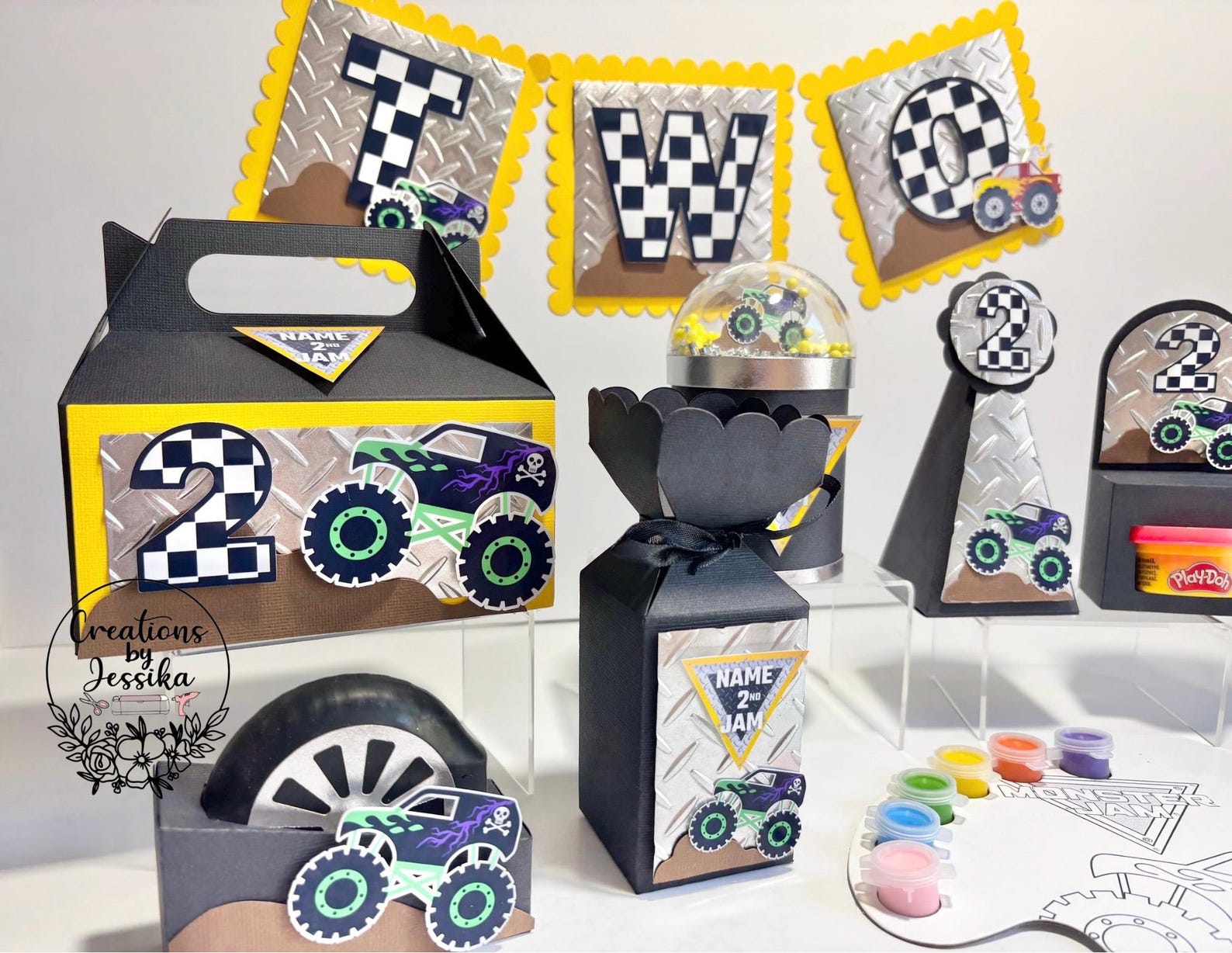 Monster Truck Pringles Party Favors - Etsy