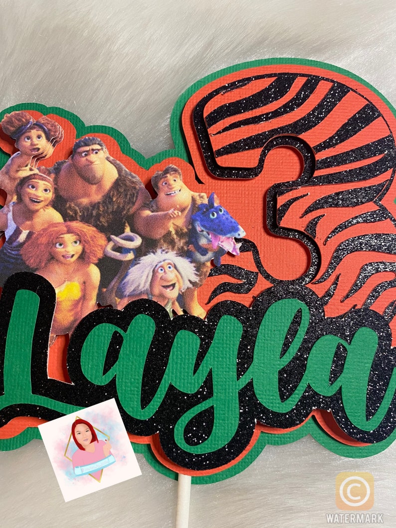 Croods Caketopper - Etsy
