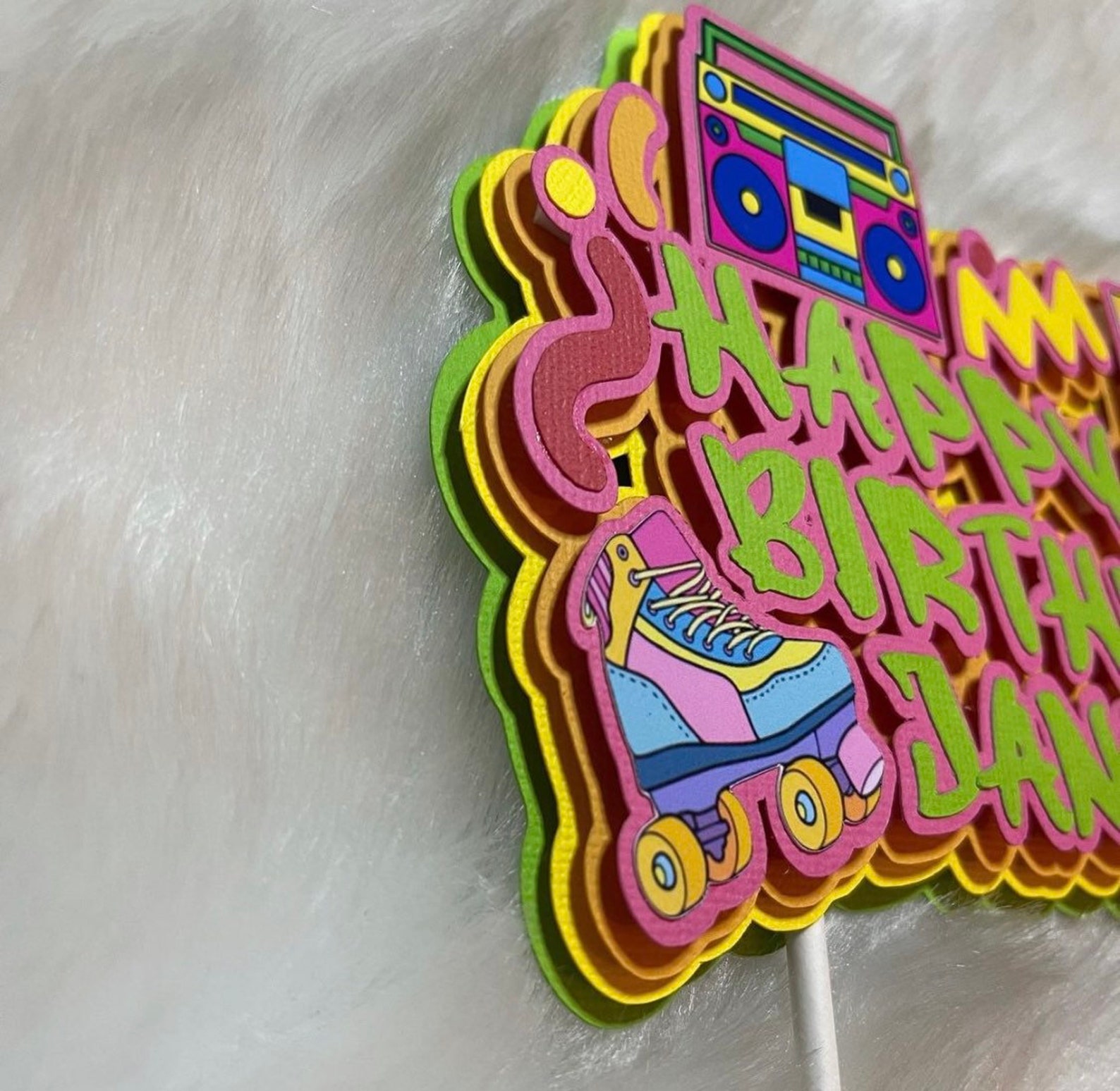 90s Cake Topper - Etsy