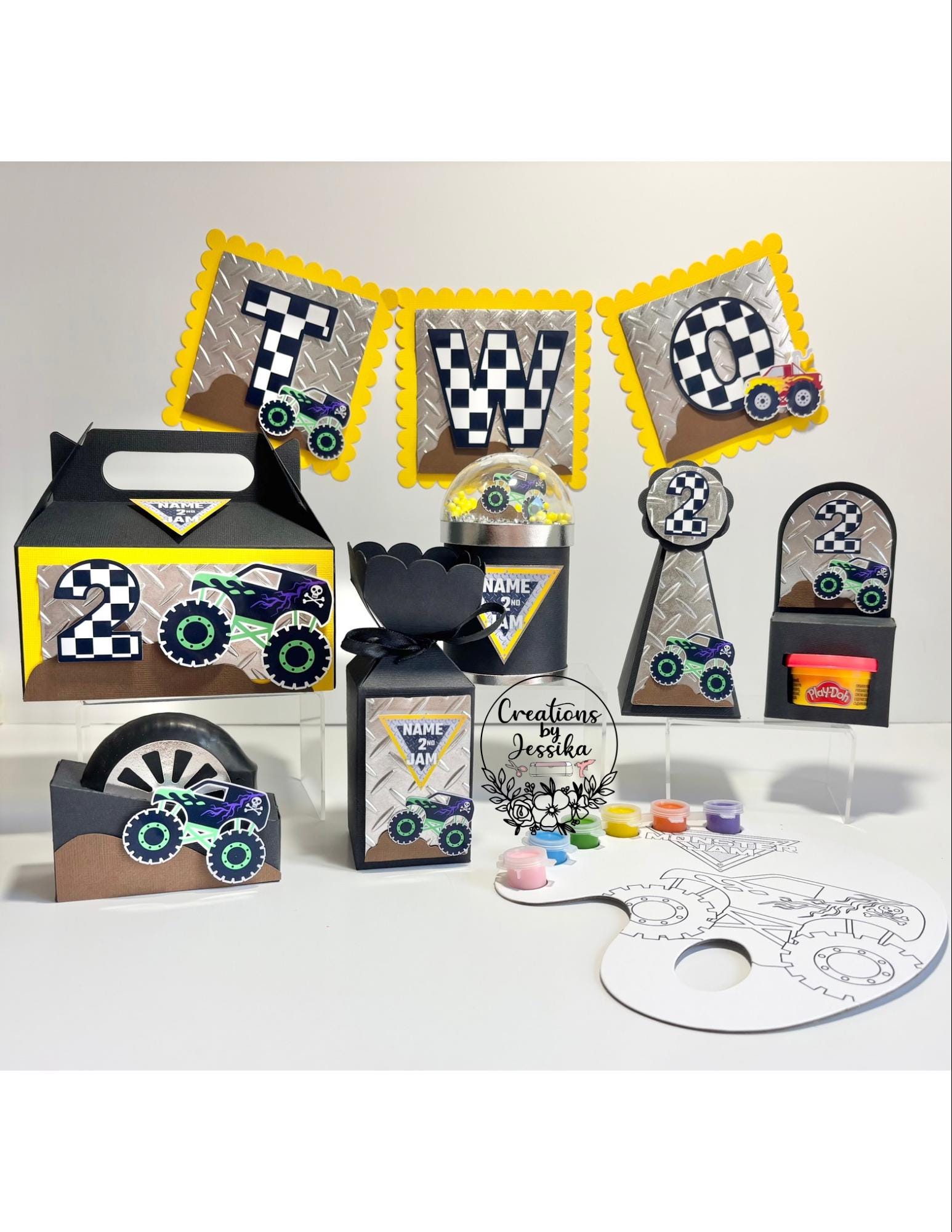 Monster Truck Pringles Party Favors - Etsy