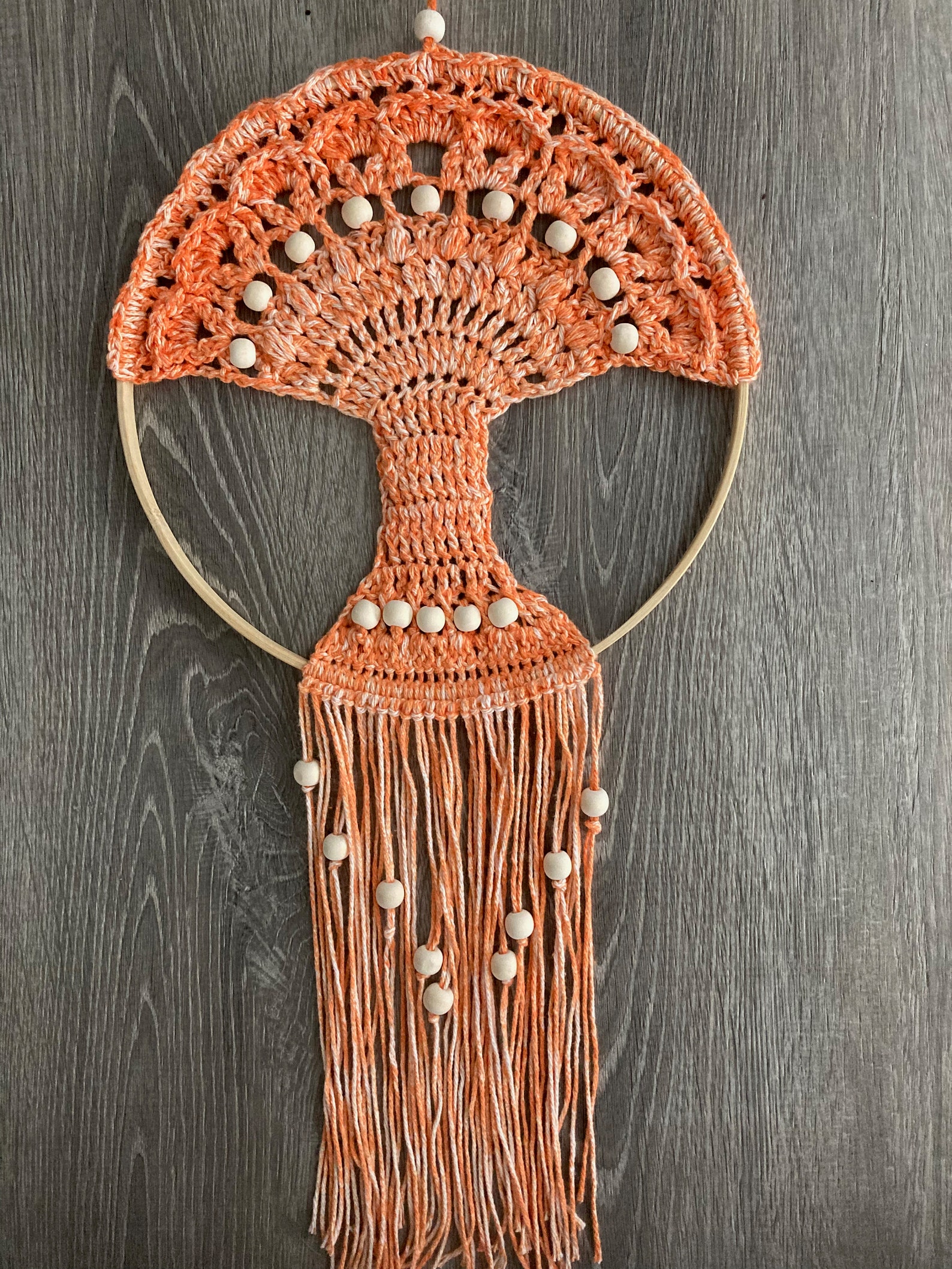 Tree of Life Wall Hanging Crochet Dreamcatcher Wall - Etsy