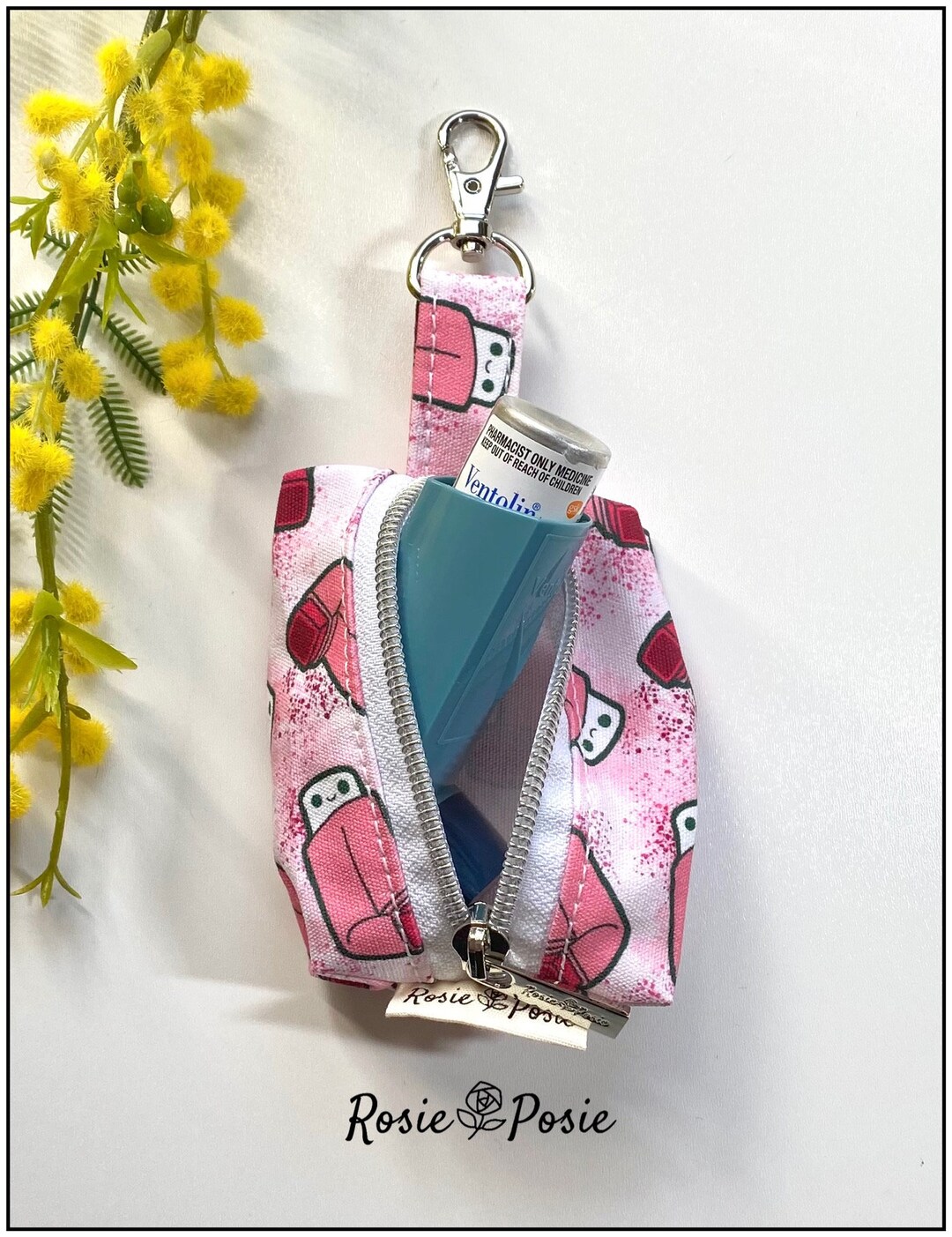 Asthma Inhaler Pouch, Clip on Puffer Bag, Asthma Puffer Pouch, Ventolin ...