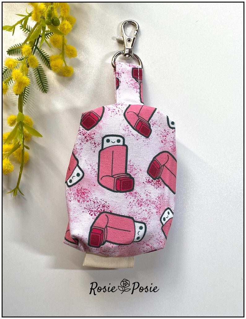 Asthma Inhaler Pouch Clip on Puffer Bag Asthma Puffer Pouch - Etsy
