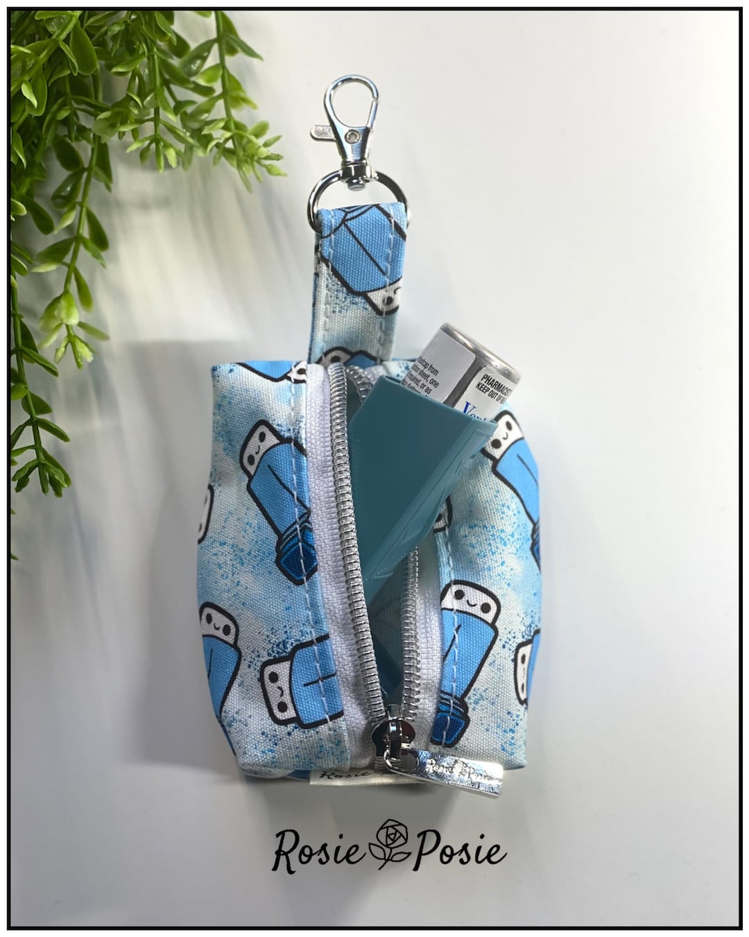 Asthma Inhaler Pouch, Clip on Puffer Bag, Asthma Puffer Pouch, Ventolin ...