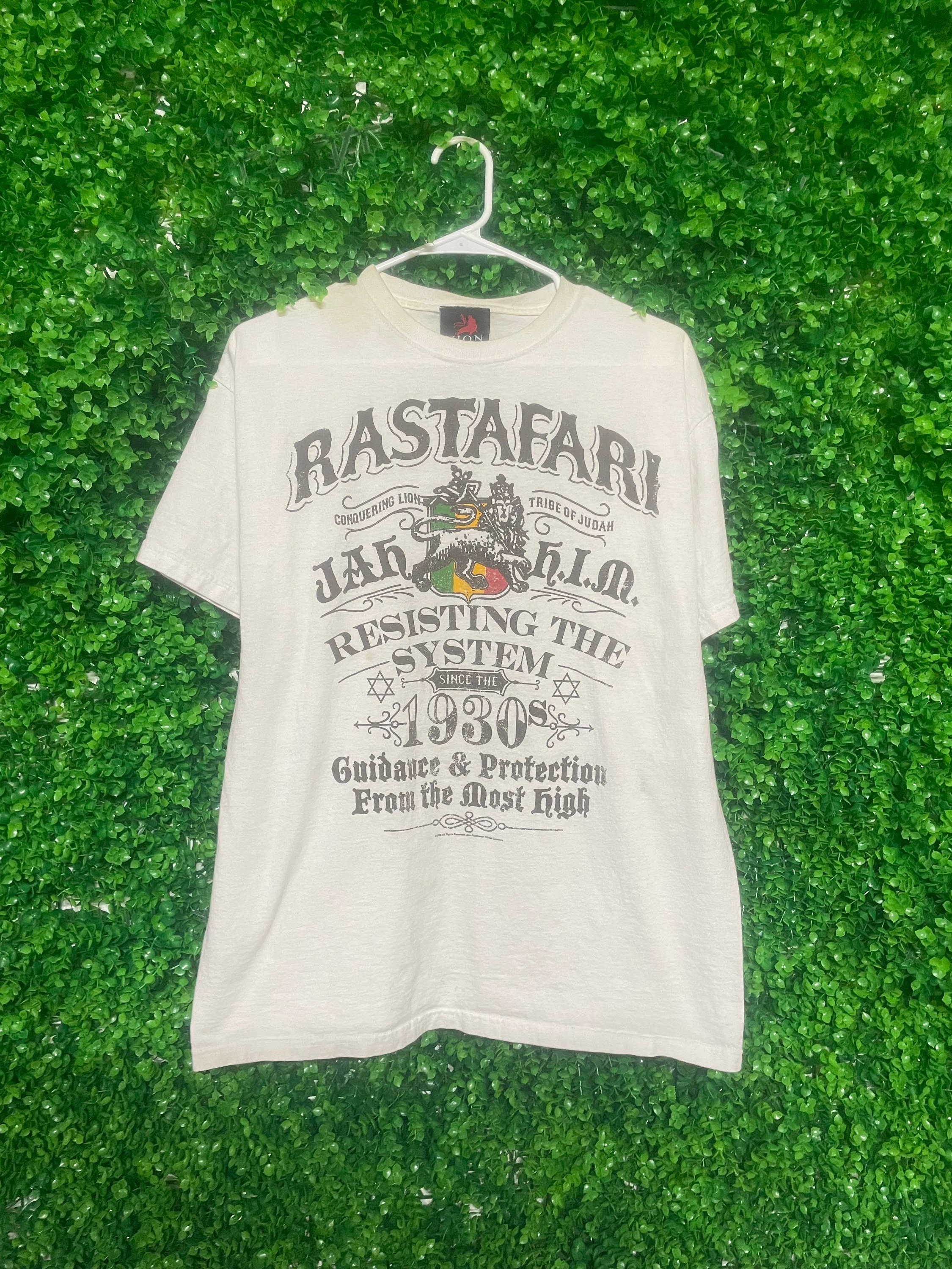 Camiseta Vintage Rastafari Adulto Hombre Grande T12 - Etsy España