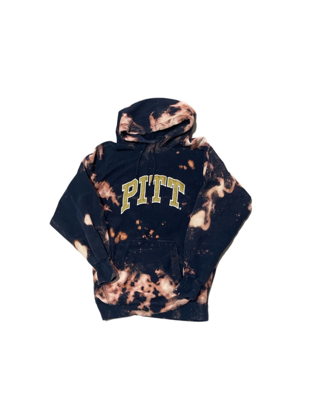 Vintage Acid Wash University of Pittsburgh Hoodie, Adult Mens Medium ...