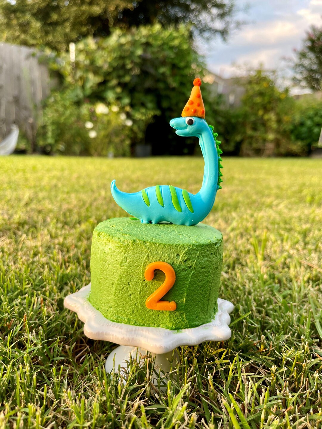 Dino Cake Topper/ Dinosaur Topper - Etsy
