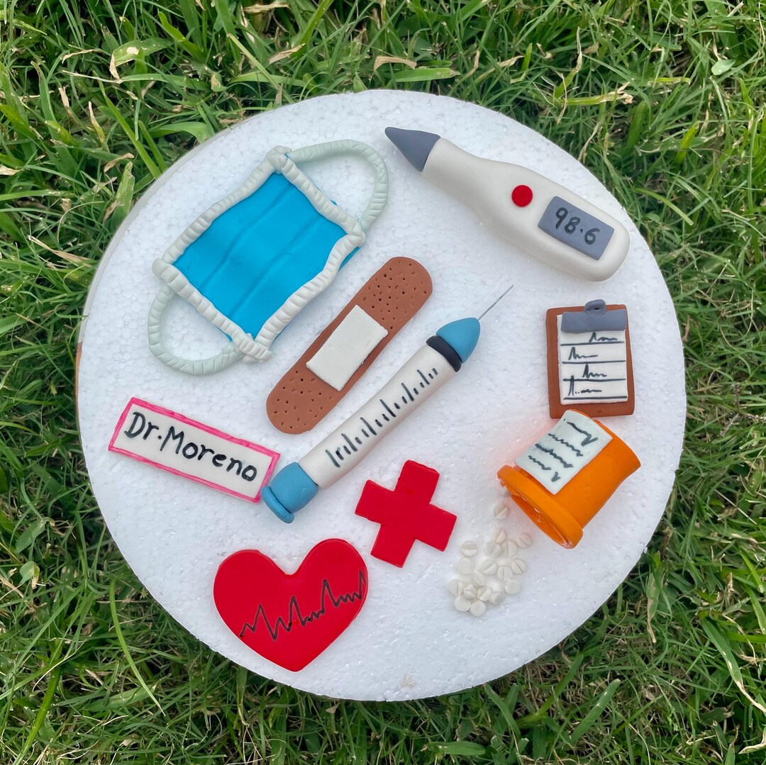 Doctor Theme Cake Topper/ Doctor Cupcake Topper/ Nurse Cake Topper - Etsy