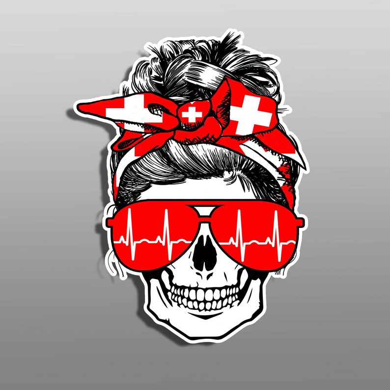 Nurse Stickers Medical, Nursing Student, RN, Healthcare Decals Cute ...