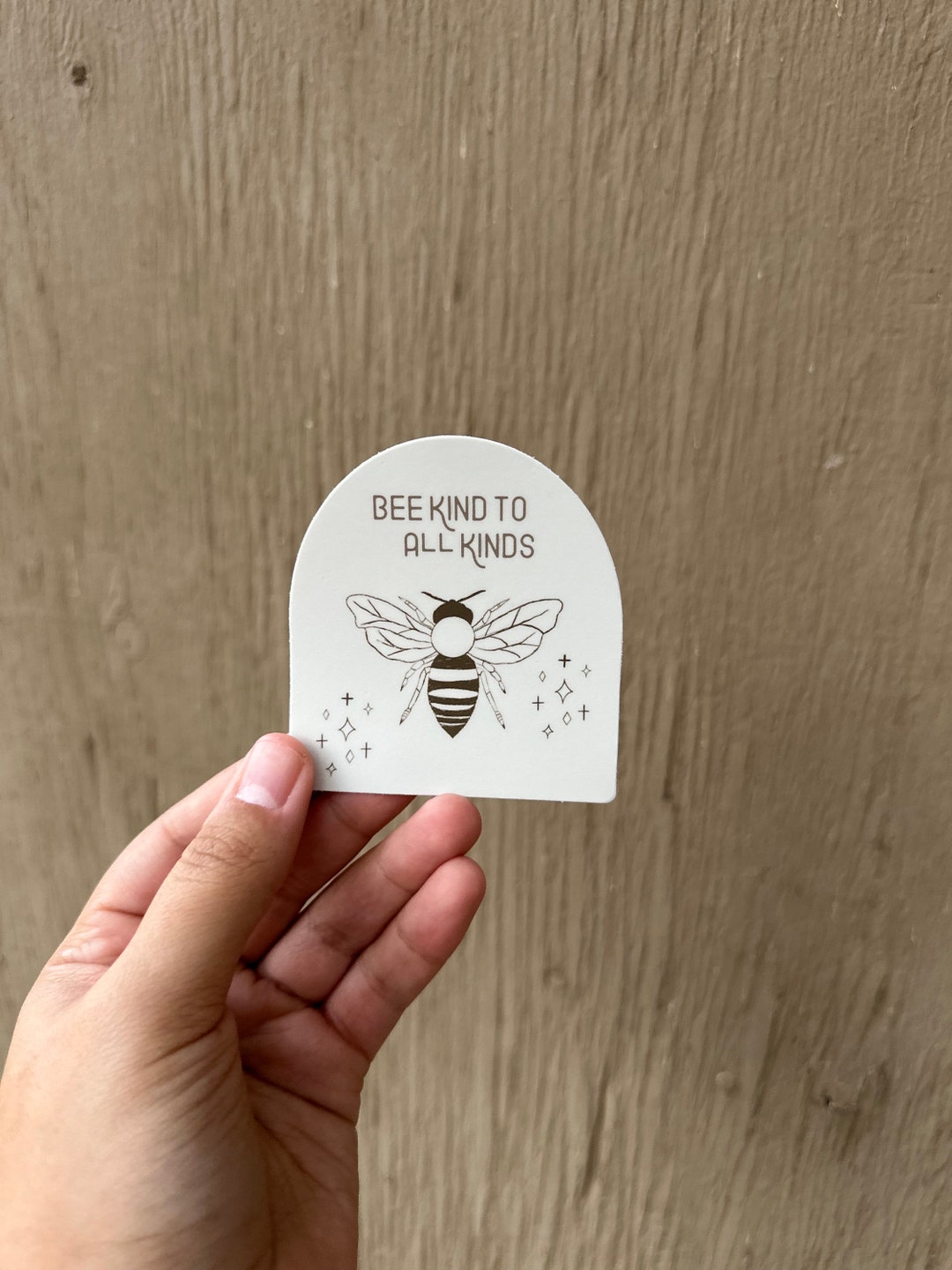 Bee Kind, Sticker Die Cut Vinyl Sticker - Etsy