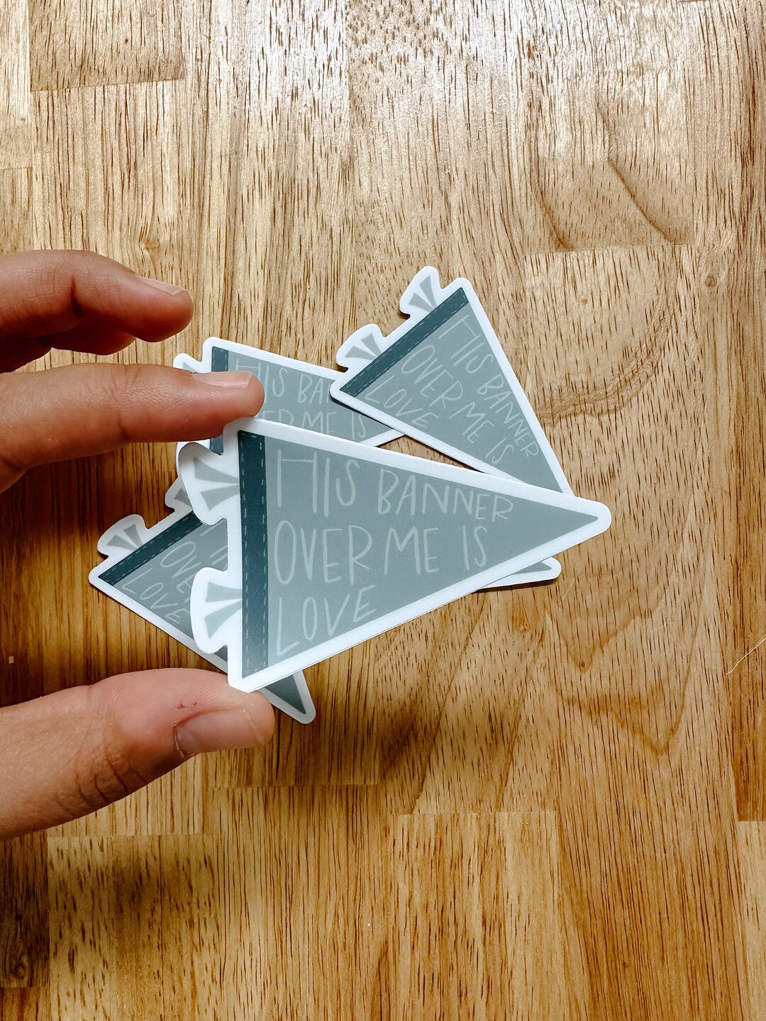 His Banner Over Me is Love Song of Solomon 2:4 Sticker Die - Etsy