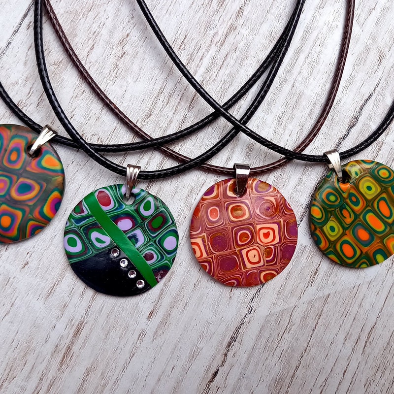 Polymer Clay Necklace - Etsy