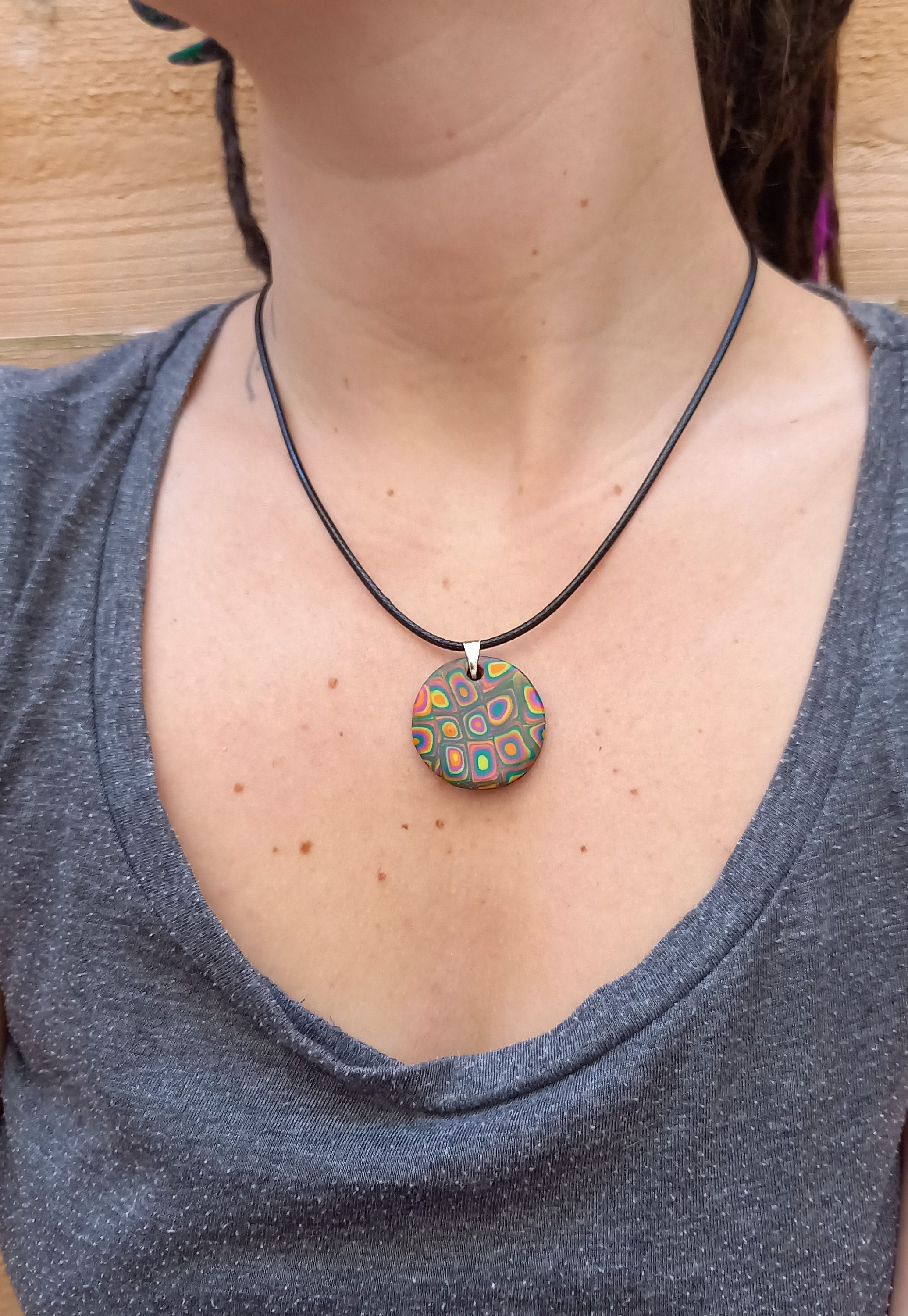 Polymer Clay Necklace - Etsy