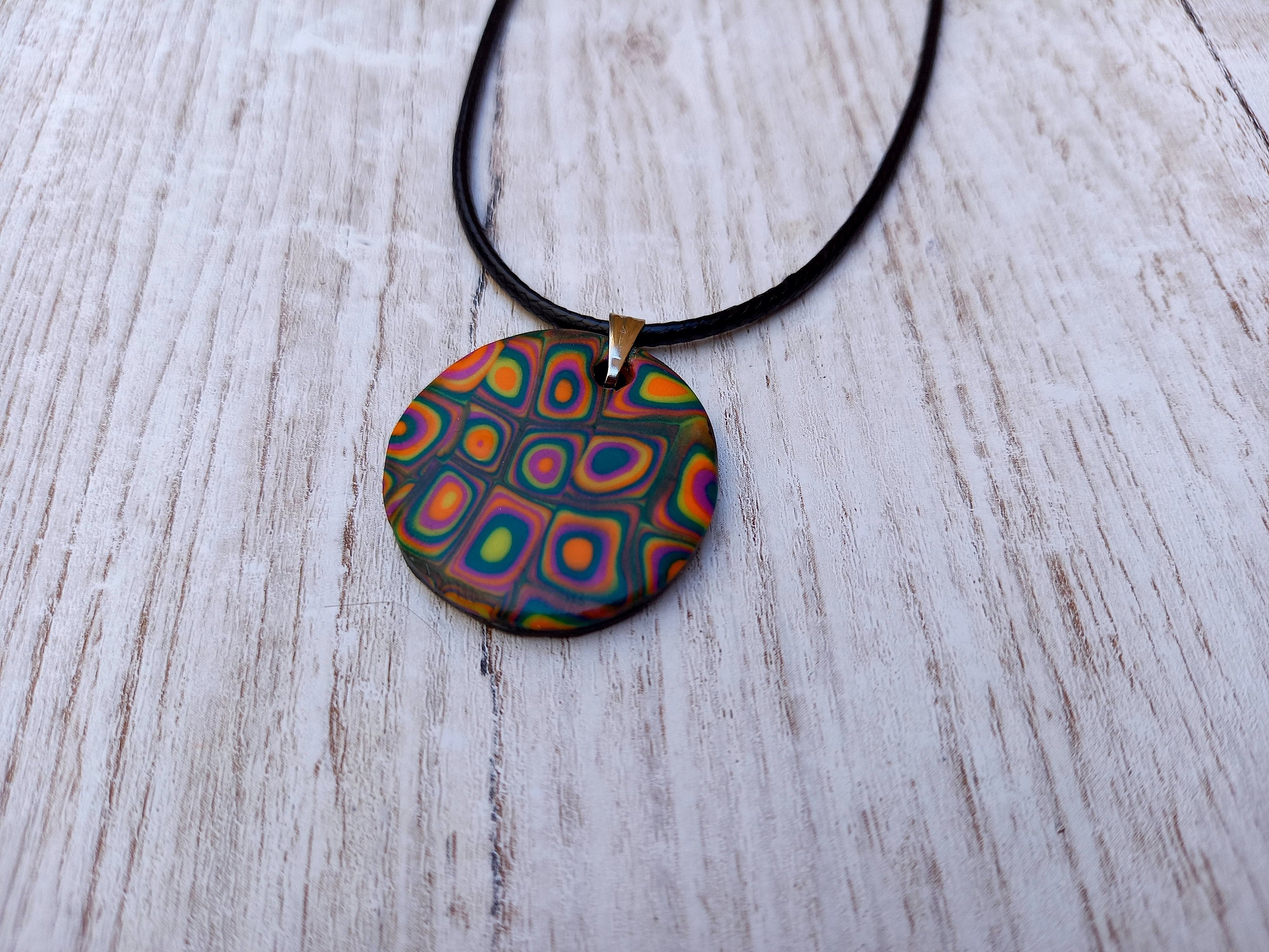 Polymer Clay Necklace - Etsy