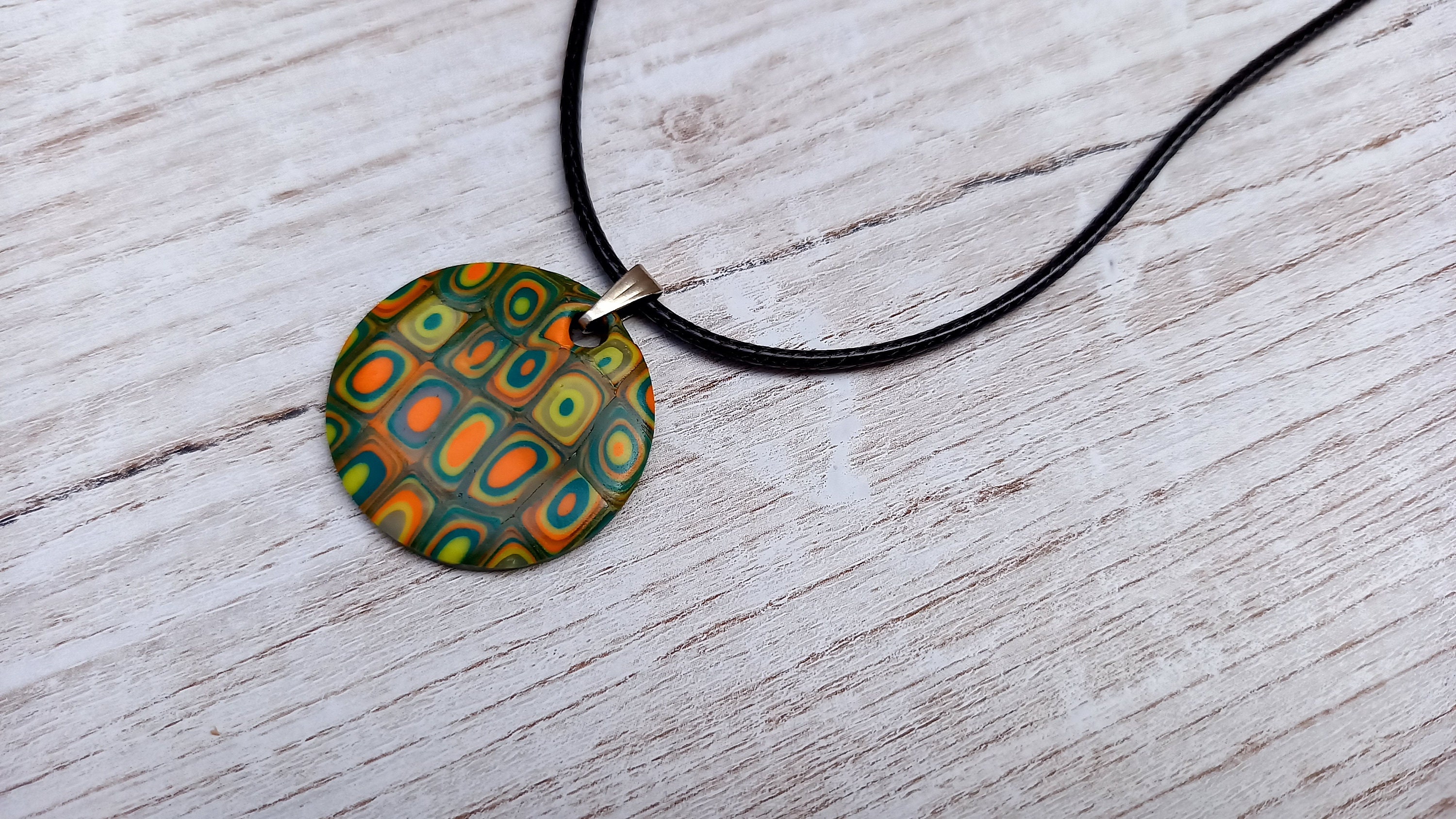 Polymer Clay Necklace - Etsy