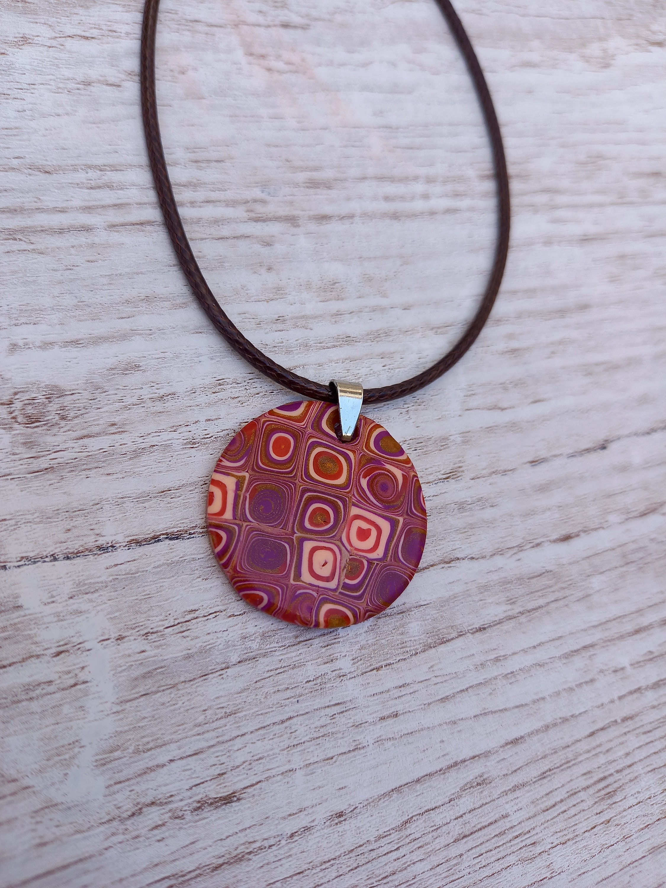 Polymer Clay Necklace - Etsy