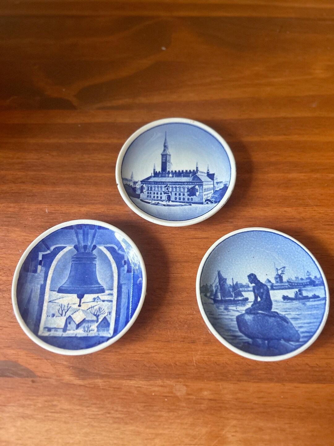 Vintage Denmark Mini Decorative Plates Mermaid - Etsy Österreich