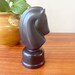 Vintage Black Knight Chess Piece Game Room Figure Decor - Etsy