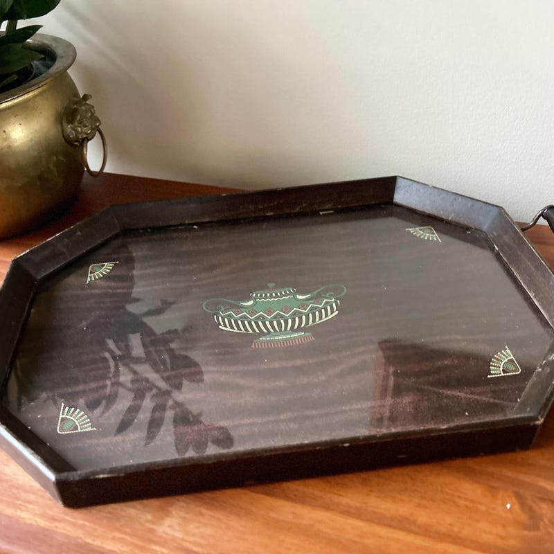 Antique Serving Tray - Etsy
