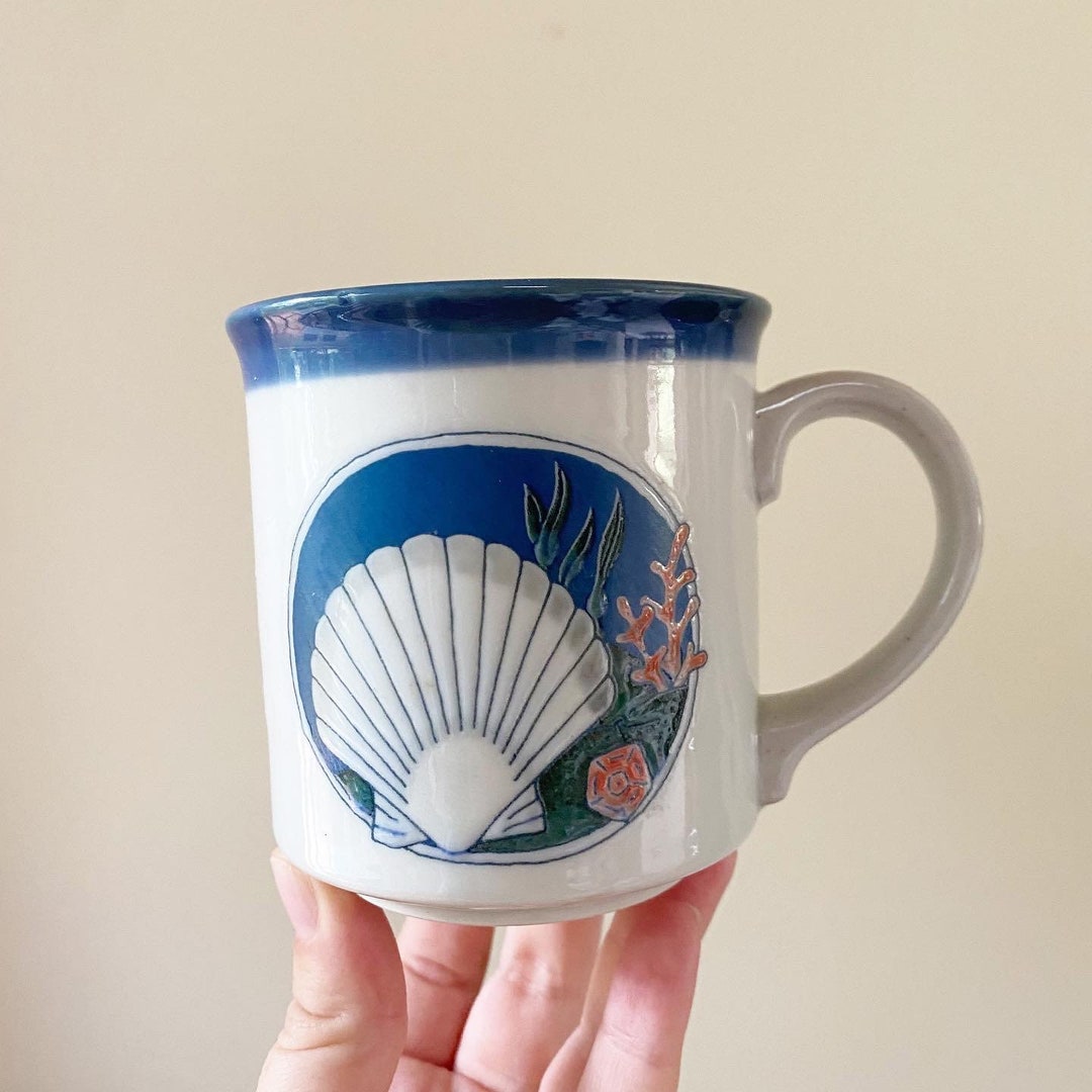 Vintage Shell Coffee Mug - Etsy