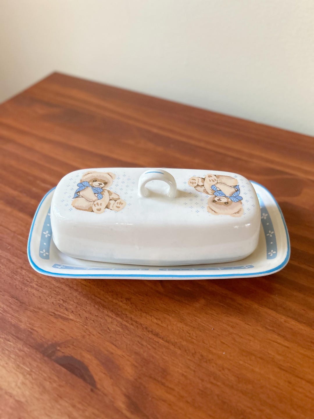 Vintage Tienshan Unique Bear Butter Dish Kitchen Decor - Etsy