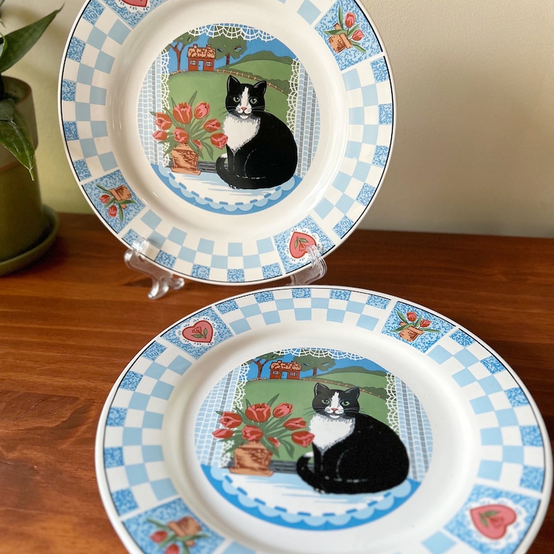 Cat Dinnerware Sets - Etsy