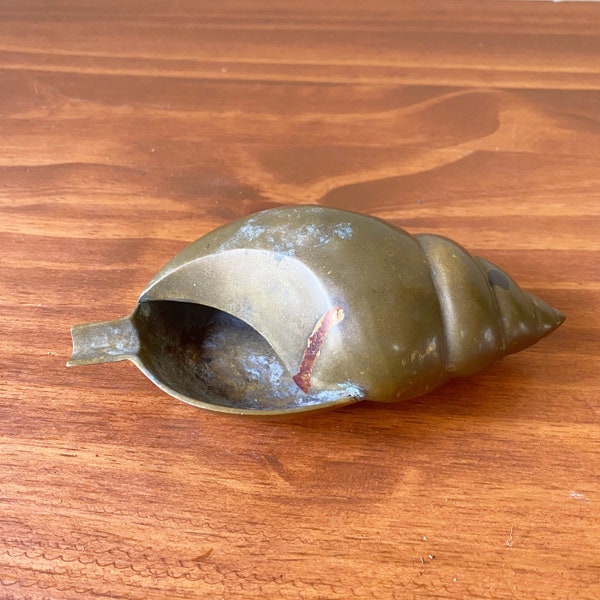 Brass Shell Ashtray - Etsy