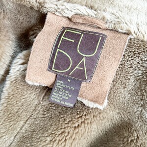 Vintage Womens Size Medium Fuda Boho Faux Suede Fur Lined Coat - Etsy