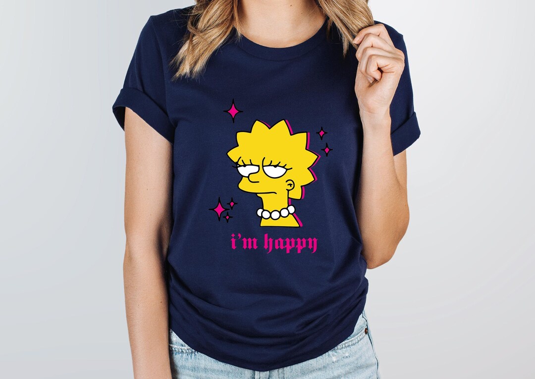 The Simpsons Lisa I Am Happy Shirts, the Simpsons Lisa Shirts, Simpson ...