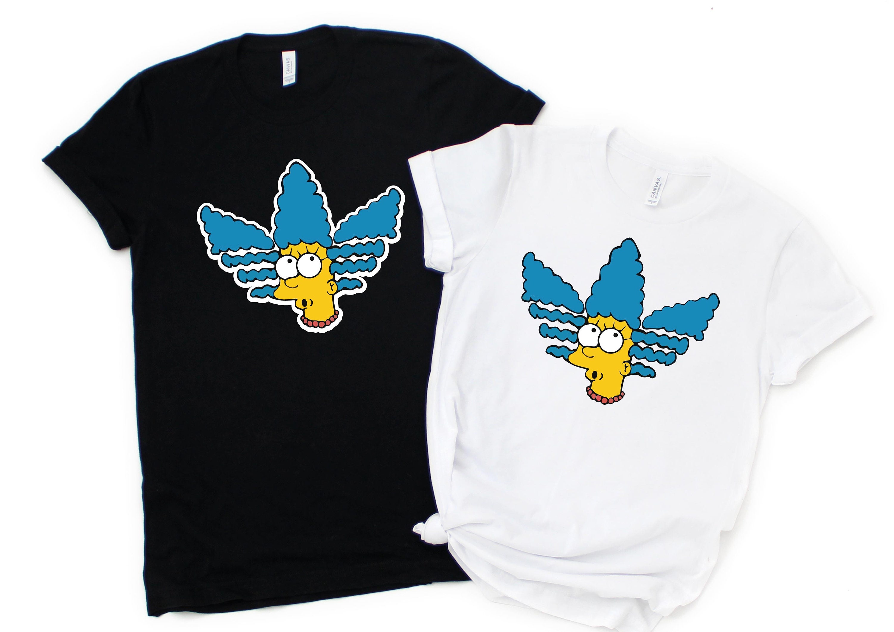 The Simpsons Trend Marge Shirts the Simpsons Custom Marge | Etsy